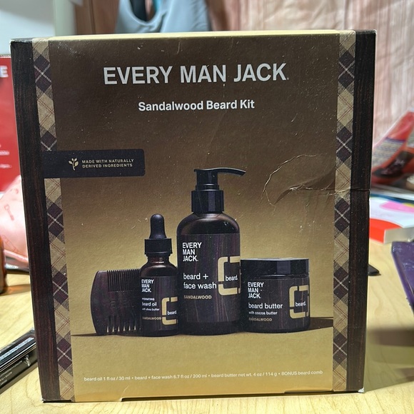 Every Man Jack | Grooming | Nib Every Man Jack Sandalwood Beard And ...
